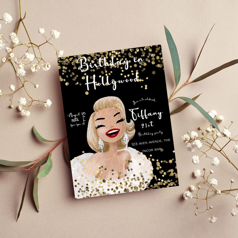 Hollywood Birthday - Etsy