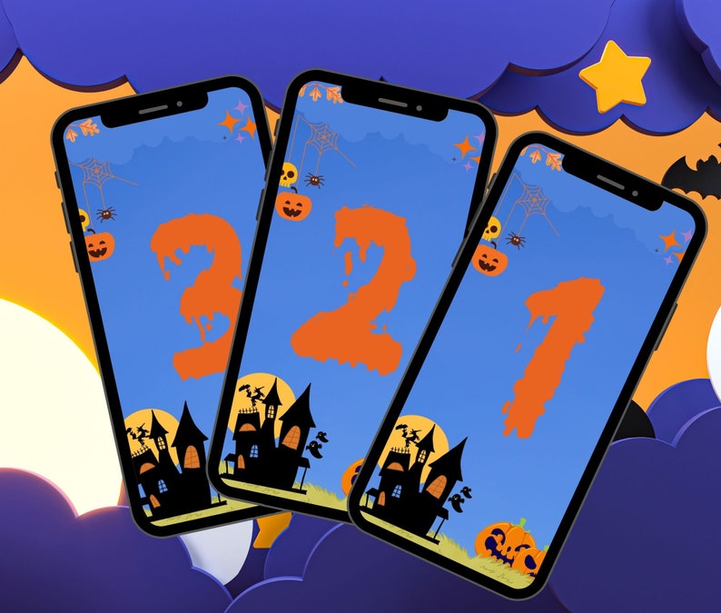 Editable Halloween Gender Reveal Canva Videotemplate|boy Digital Gender ...