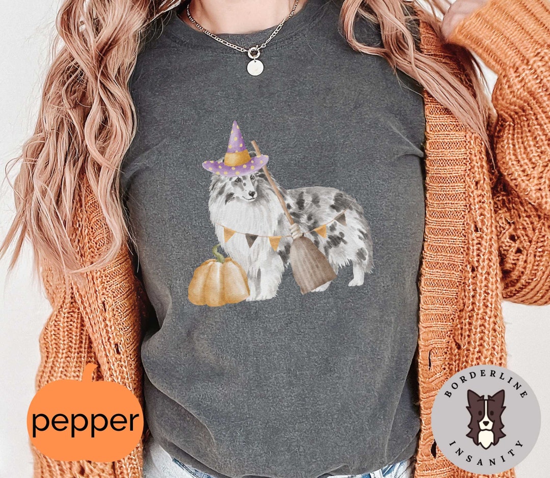 Halloween Sheltie Comfort Colors T-shirt, Gift for Him or Her, T-shirt ...