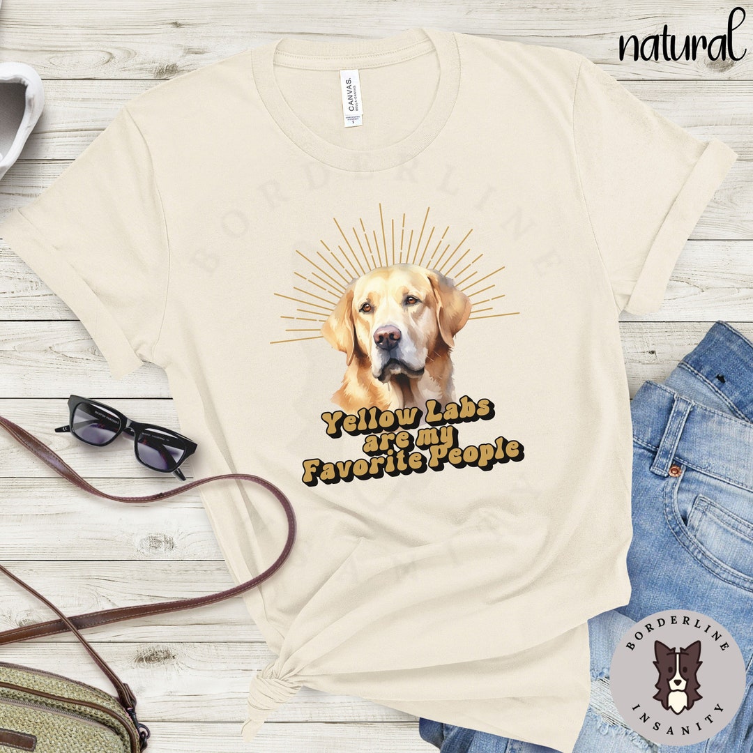 Yellow Labs Are My Favorite People Unisex Jersey Short Sleeve Tee, Gift ...