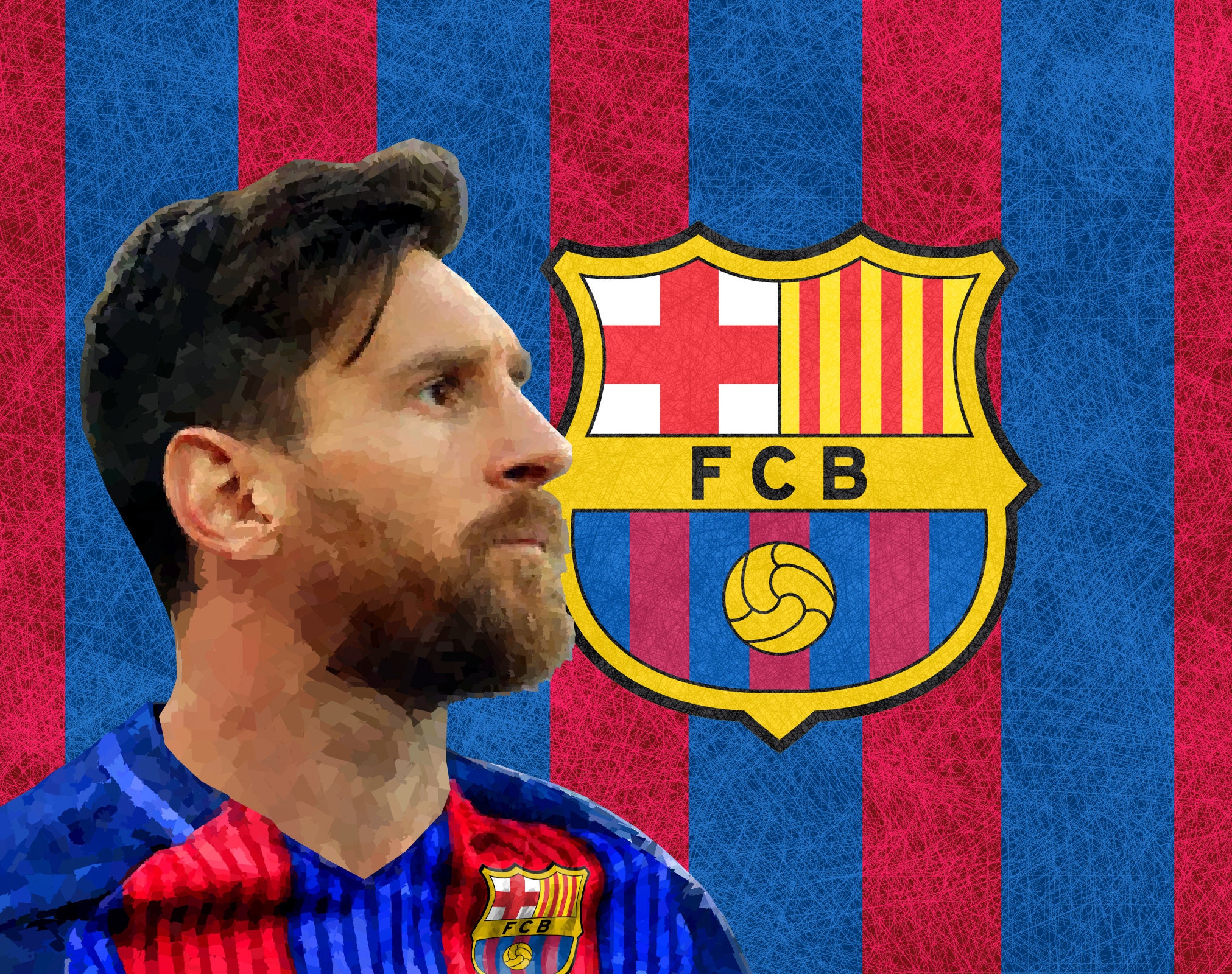 Lionel Messi (la Pulga/barca) - Etsy