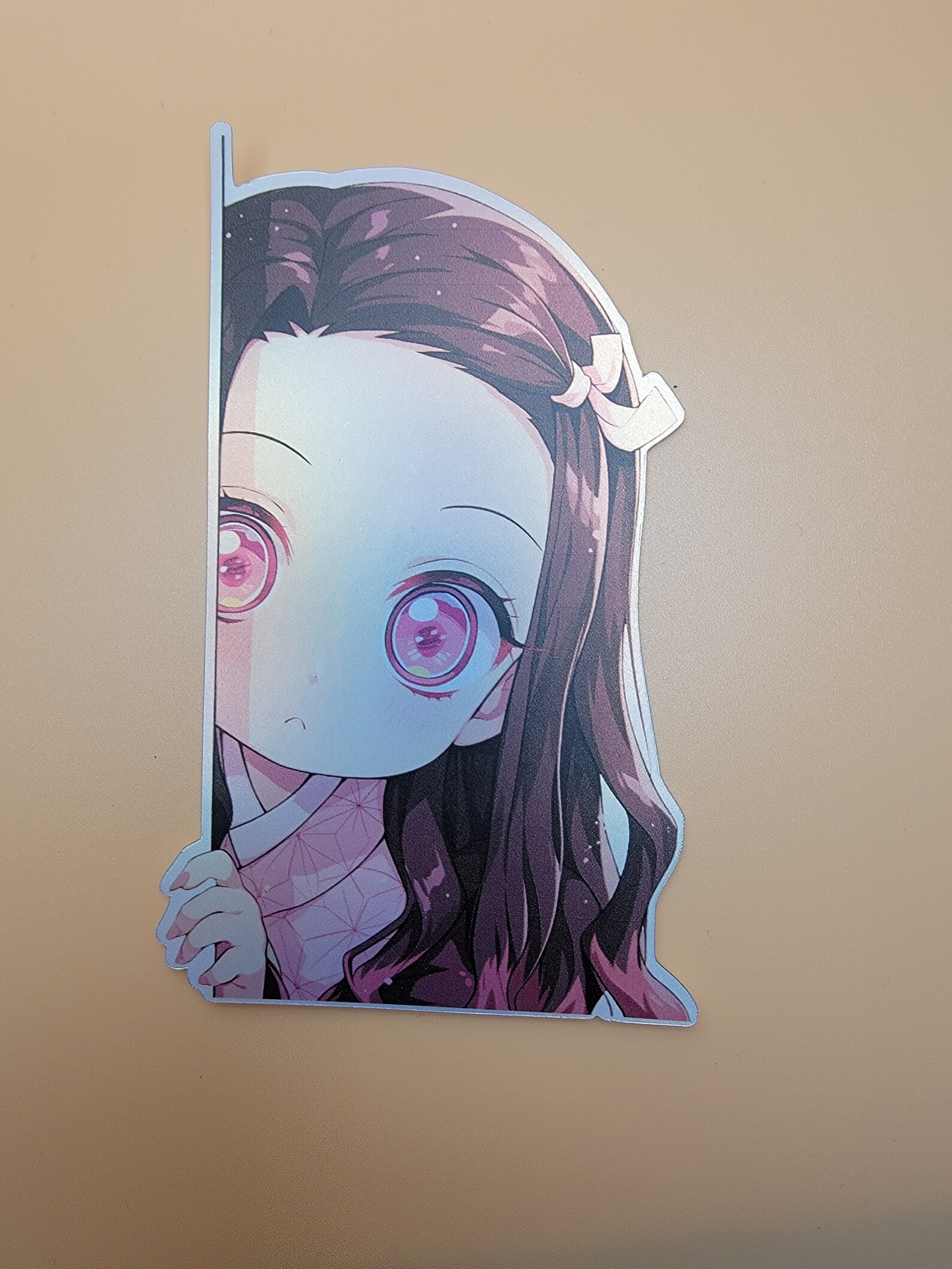 Cute Demon Girl Peaker Sticker Inspired by Demon Slayer - Etsy