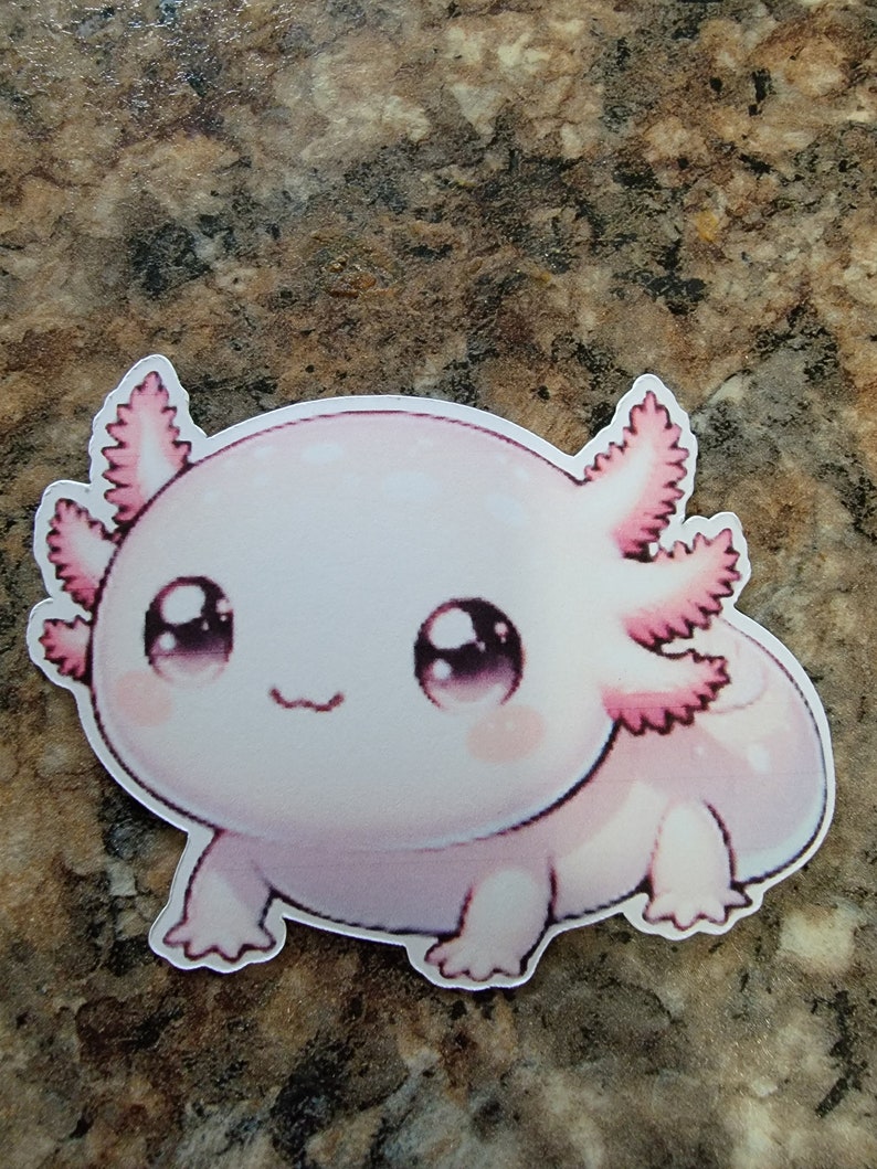 Adorable Axi the Axolotl Chibi Magnet - Etsy