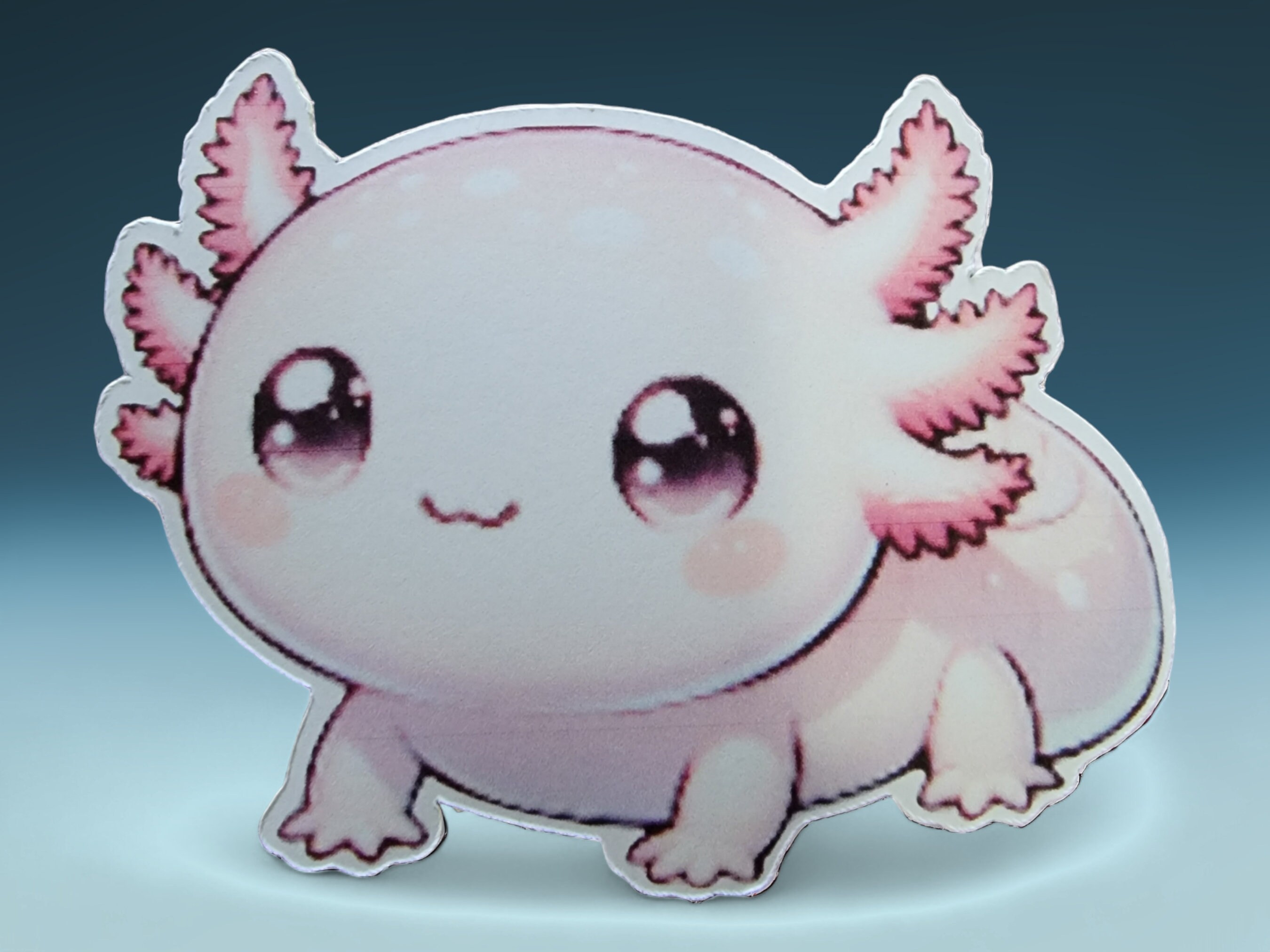 Adorable Axi the Axolotl Chibi Magnet - Etsy