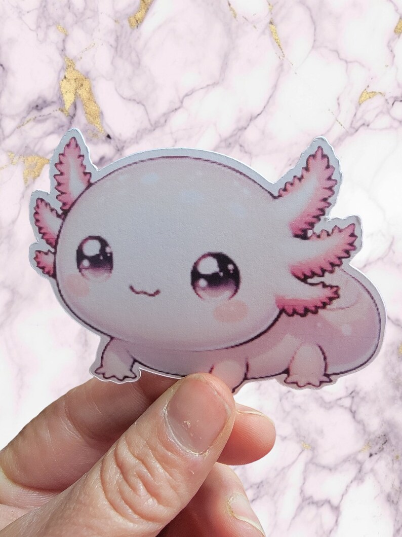 Adorable Axi the Axolotl Chibi Magnet - Etsy