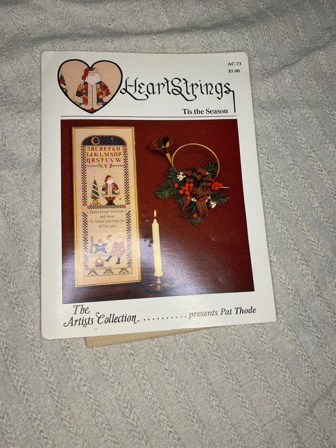 Vintage Heartstrings Cross Stitch Pattern Tis the Season - Etsy