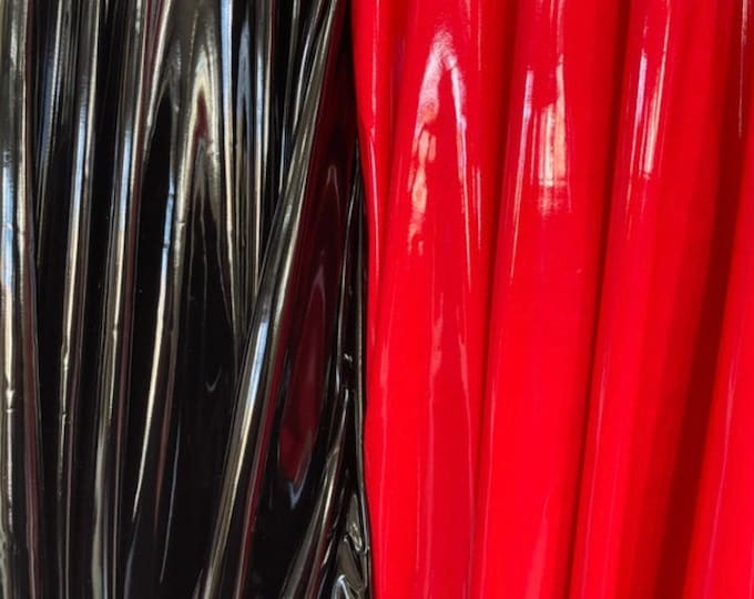 Luxury Black Látex Super Shiny on Heavy Super Techno 4-way Stretch ...