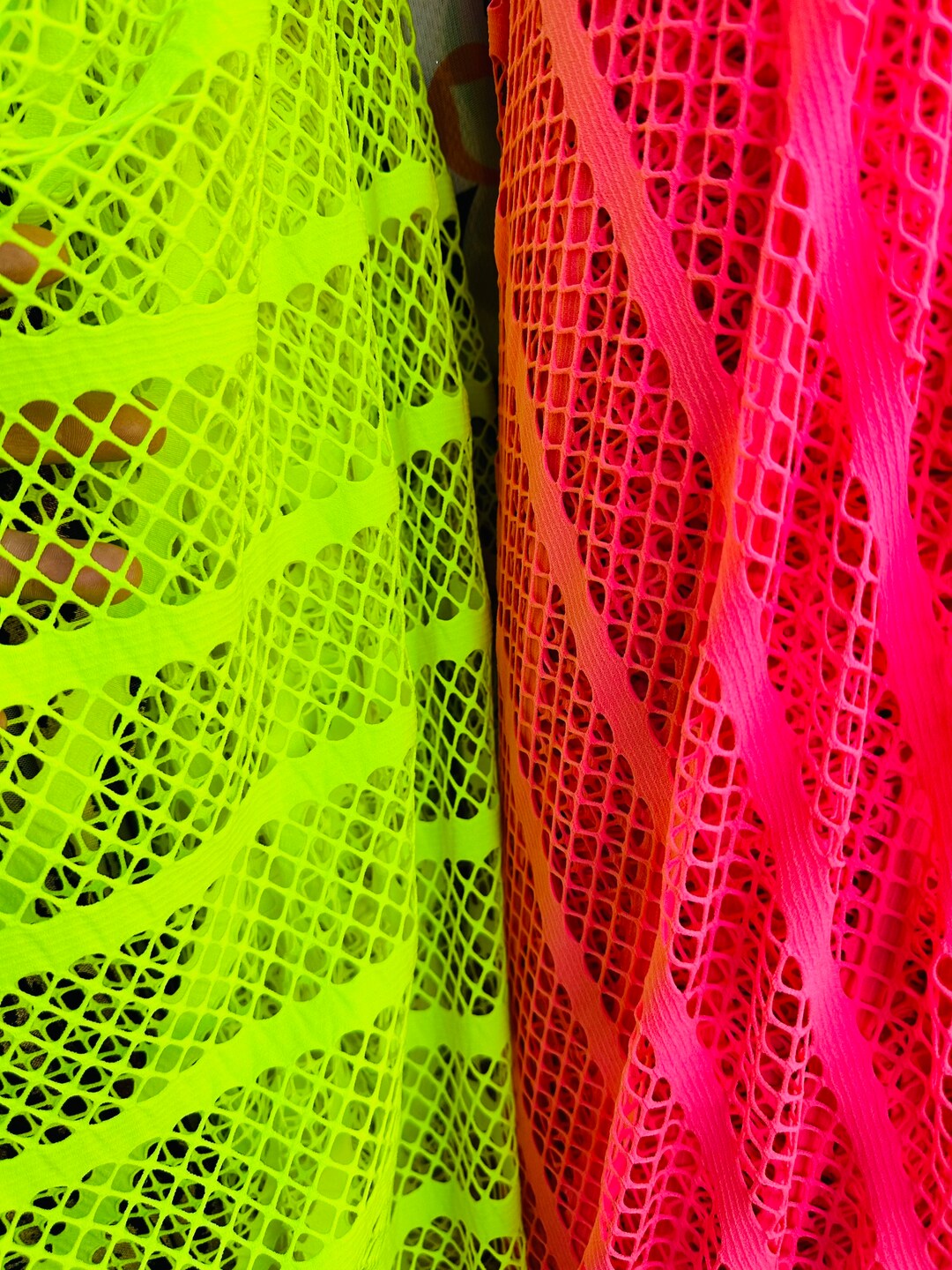 New Fishnet Geometric Design Great Quality of Nylon Spandex 4-way ...