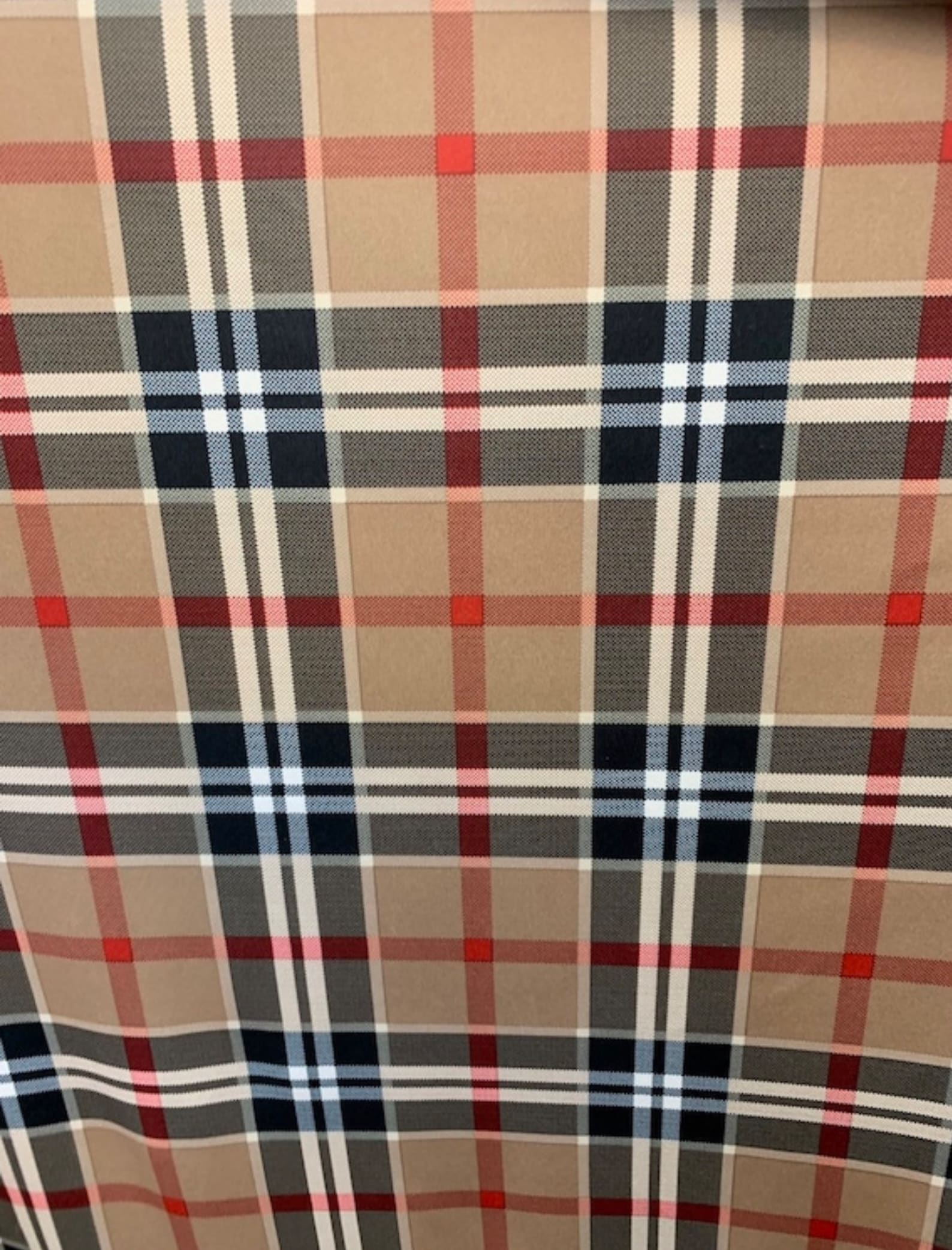 Luxury Brand Fashion Plaid Design Print on Best Quality of Nylon ...