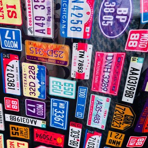 New License Plates Design Print on Great Quality of Nylon Power Mesh 4 ...