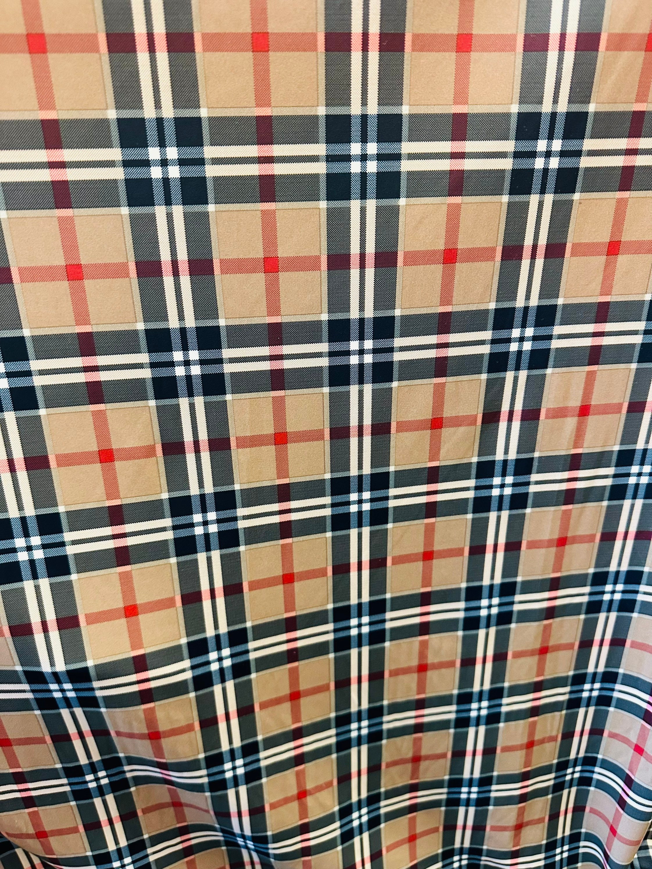 Luxury Brand Fashion Plaid Design Print on Best Quality of - Etsy