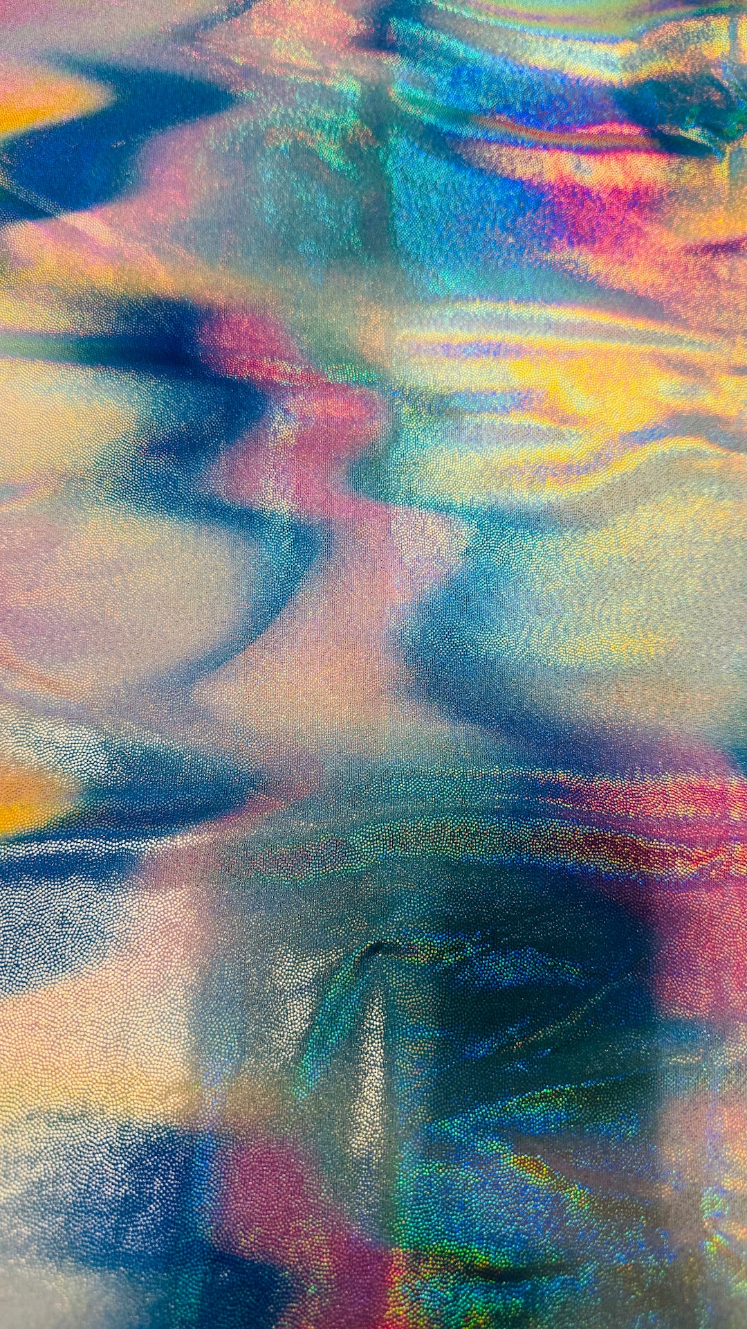 Tie Dye Foggy Foil Multi Pastel Colors Metallic Iridescent Nylon ...
