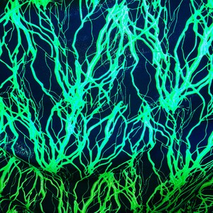 Luxury Thunder Lightning Bolt Design Print on Best Quality of Nylon ...