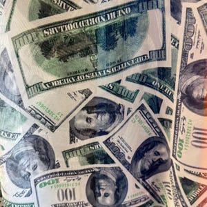 Money 100dollar Bill Design Green Color Print on Great Quality of Nylon ...