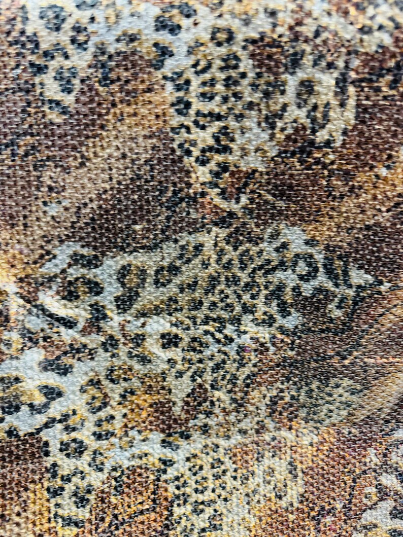 Safari Design on Poly Spandex With Clear Sequins 2-way Stretch 58/60 ...