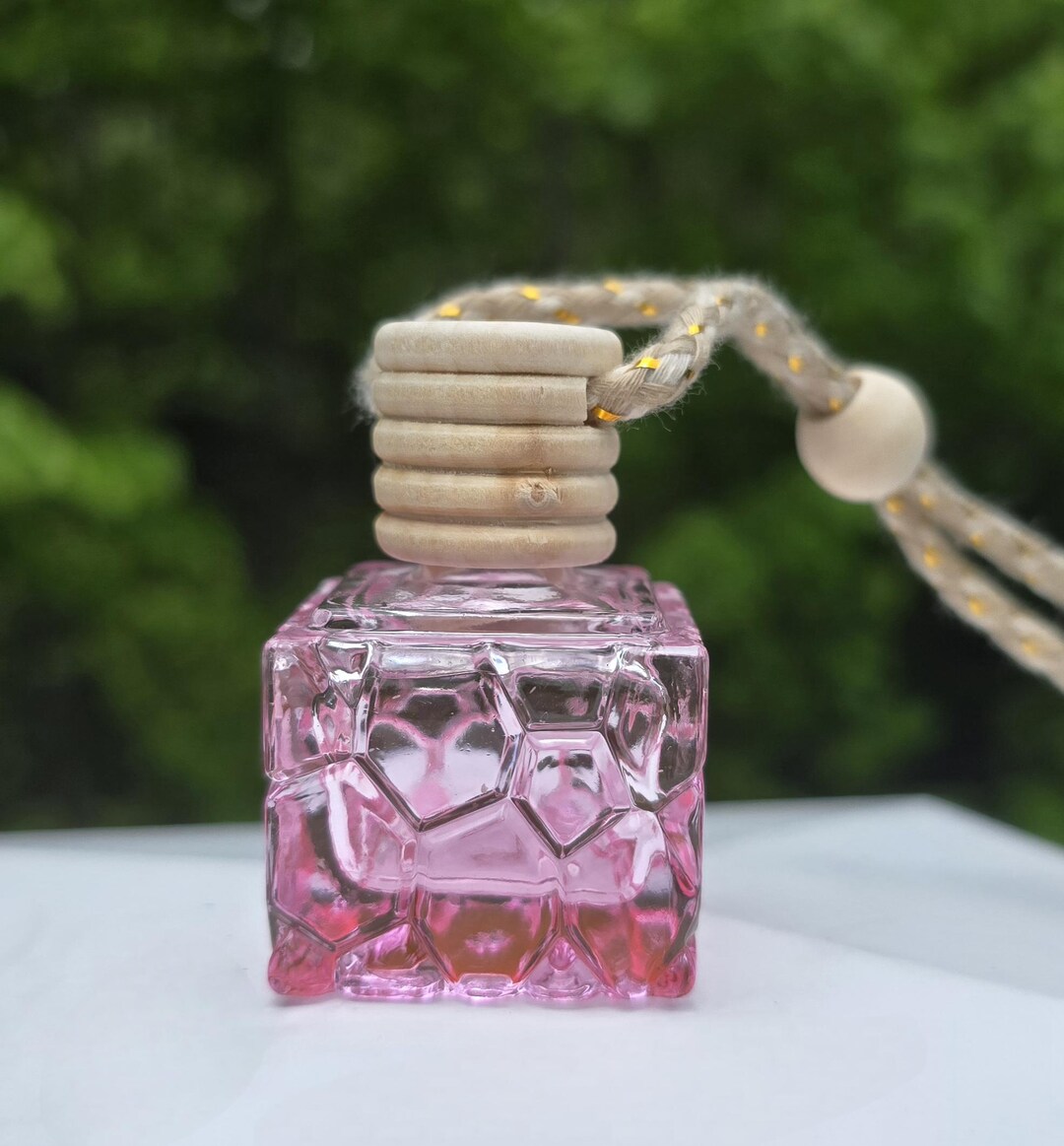 Hanging Car Diffuser- Crackle Jewel Toned| Car Decor| Car Diffuser - Etsy
