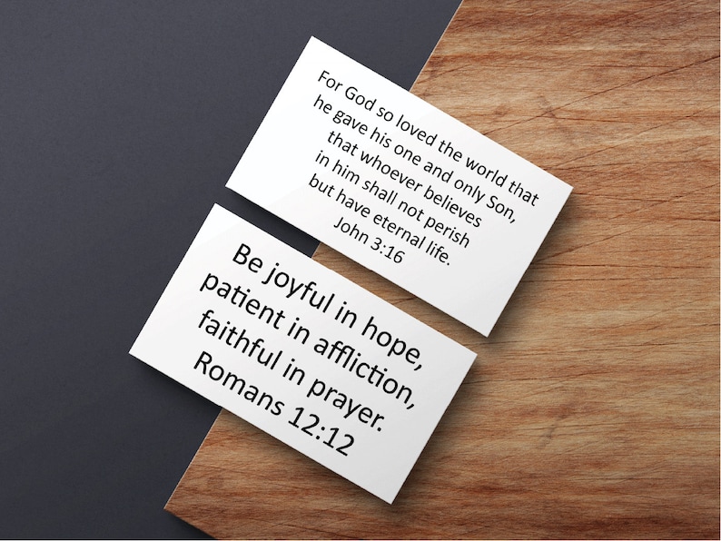 78 SIMPLE Bible Verse Printable Cards, Encouraging Quotes, NIV Verses ...