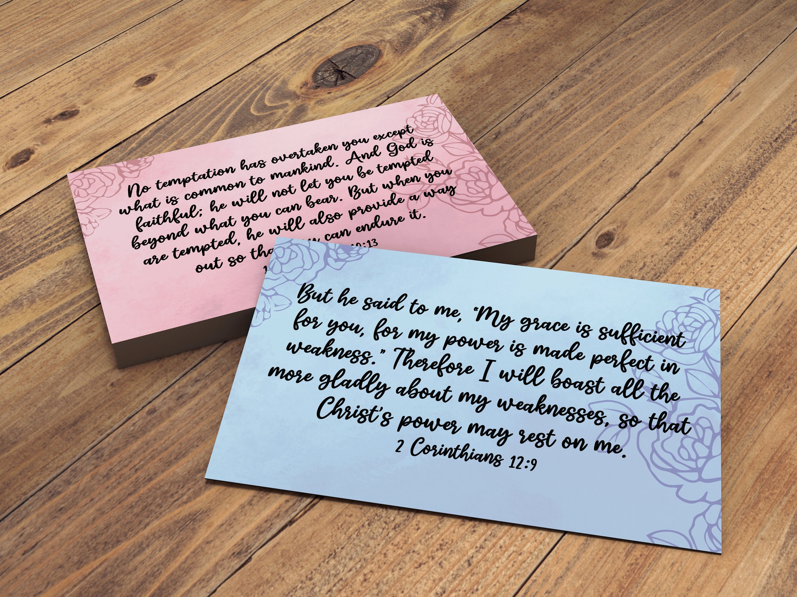 78 Encouraging Bible Verse Printable Cards | NIV Verses From Scripture ...