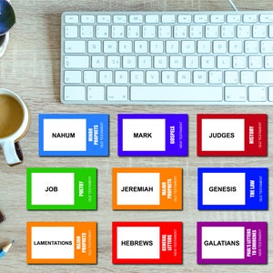 Books of the Bible Printable Cards | Helpful Tool for Learning ...
