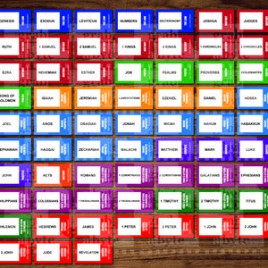Books of the Bible Printable Cards | Helpful Tool for Learning ...