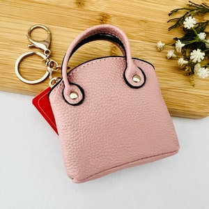 Mini Purse Key Chain Adorable Cash Purse Coin Pouch Mini Hand Bag With ...