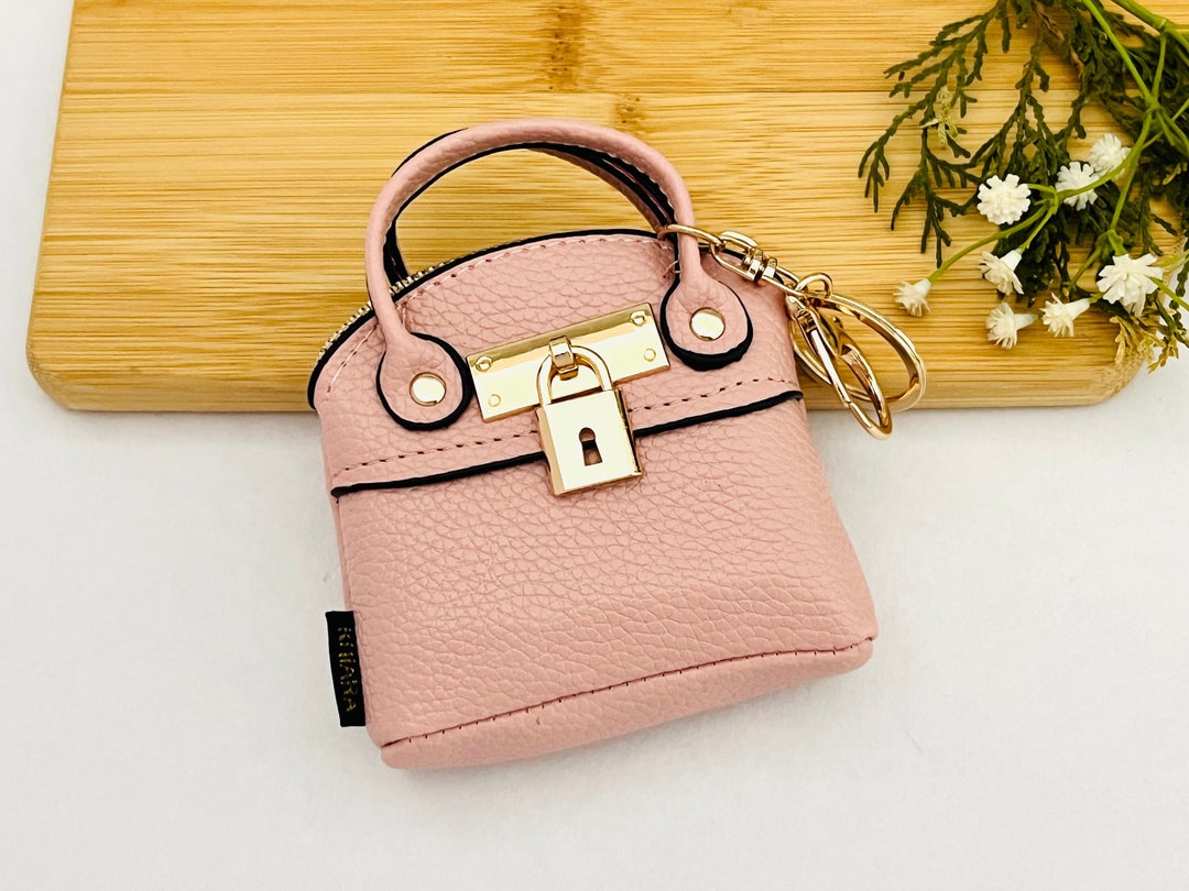 Mini Purse Key Chain Adorable Cash Purse Coin Pouch Mini Hand Bag With ...
