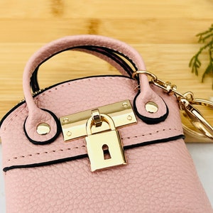 Mini Purse Key Chain Adorable Cash Purse Coin Pouch Mini Hand Bag With ...