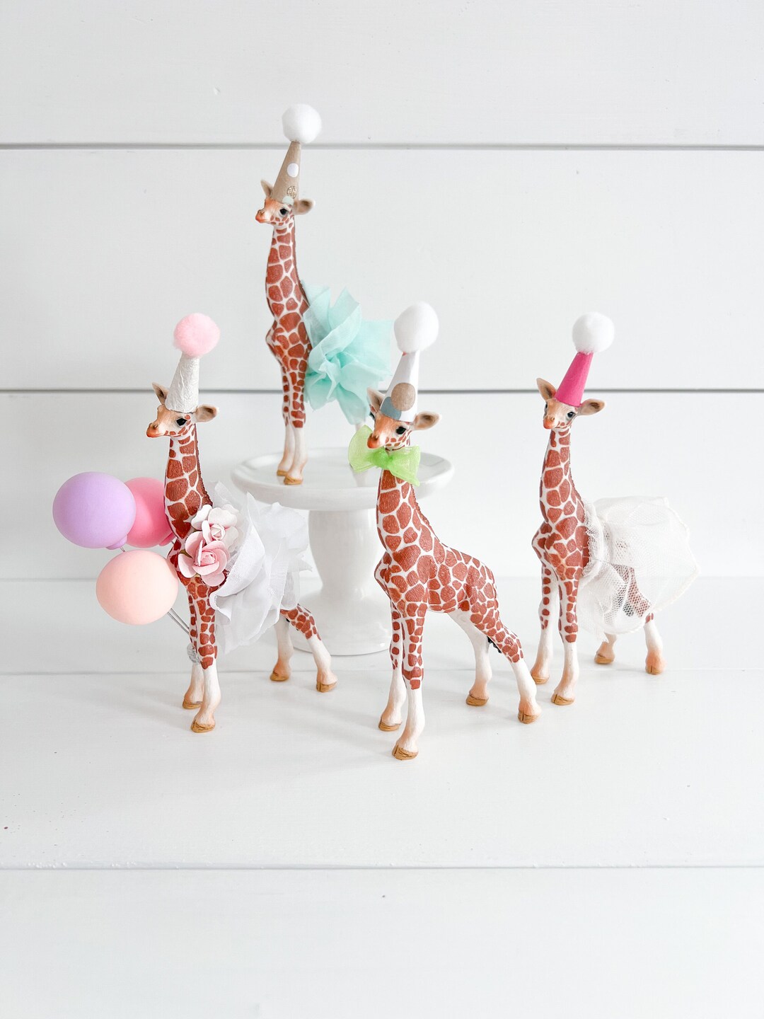 Safari Animal Cake Topper/giraffe Cake Topper/ Zebra Cake Topper/safari ...