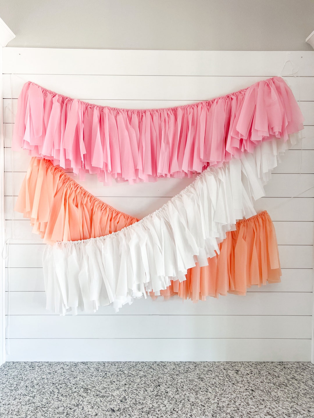 Set of 3 Birthday Party Backdrop Fringe - Etsy