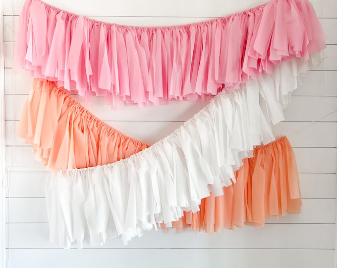 Set of 3 Birthday Party Backdrop Fringe - Etsy