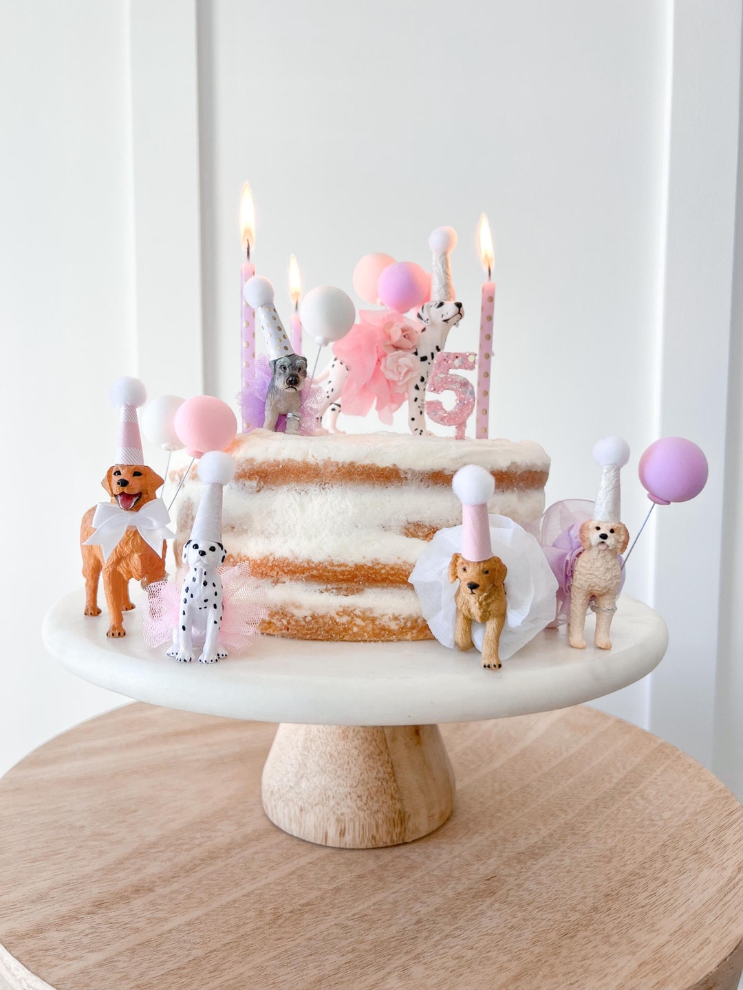 Puppy Cake Topper/dalmatian Cake Topper/golden Retriever Cake Topper ...