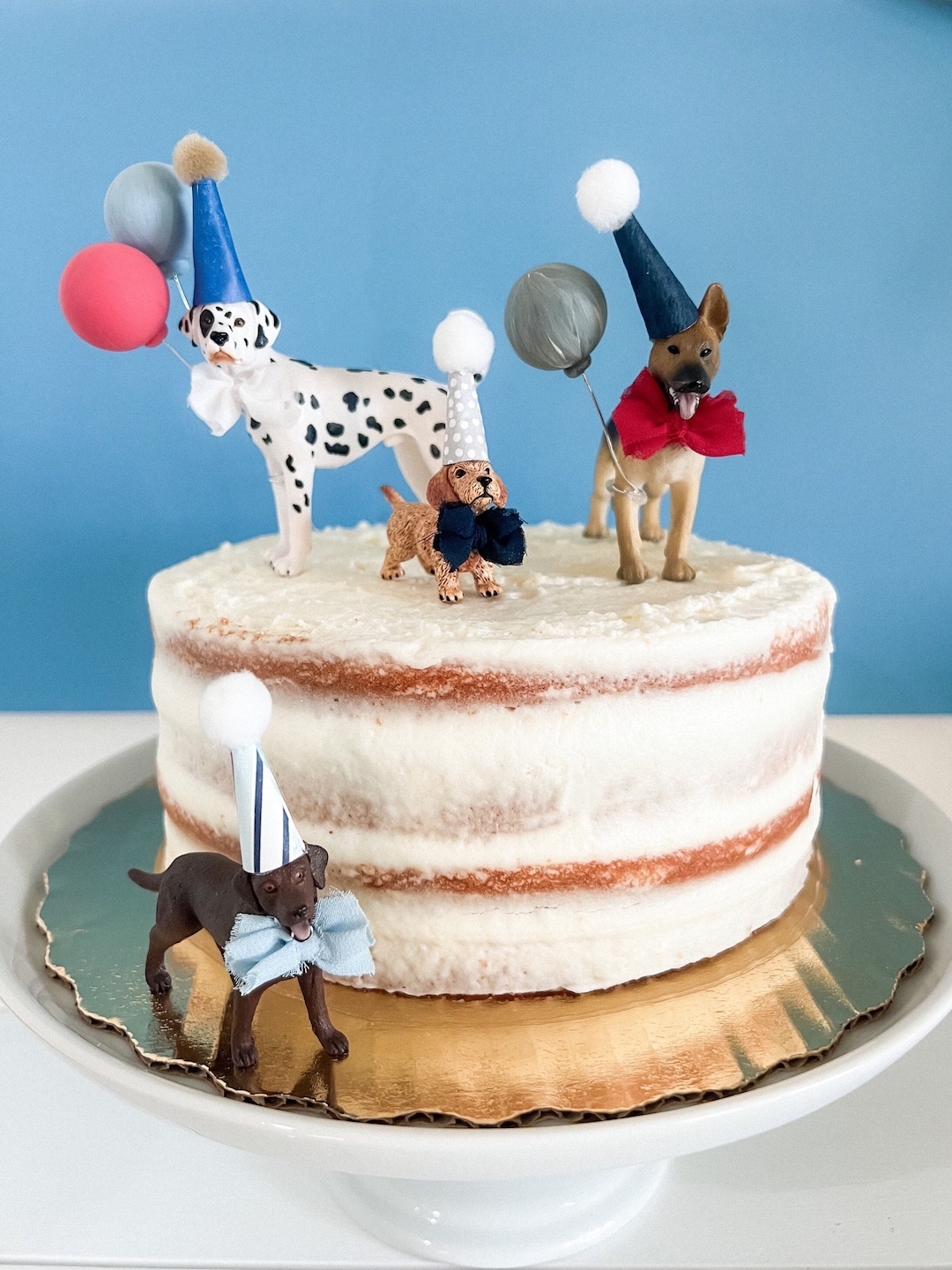 Puppy Cake Topper/dalmatian Cake Topper/golden Retriever Cake Topper ...