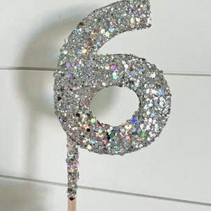 Cake Topper/ Glitter Cake Topper/ Custom Cake Topper/ Birthday Topper ...