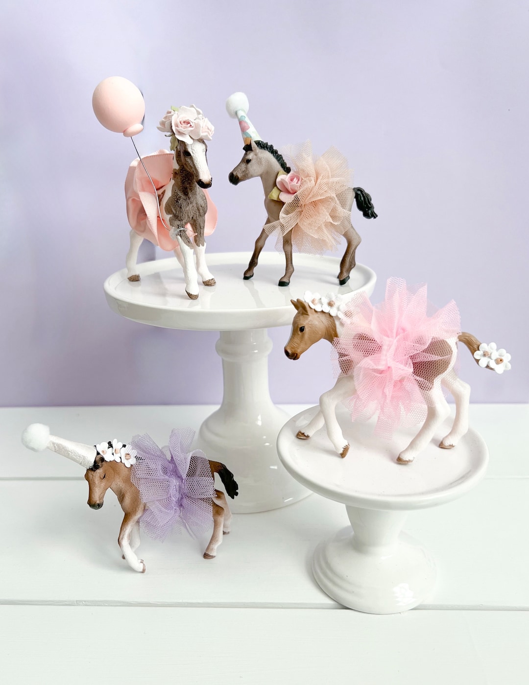 Horse Topper/cake Topper/two the Races/horse Back Riding Party/animal ...