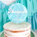 Personalized Acrylic Cake Topper/ the Big One/ Surf Party/ Custom Cake ...