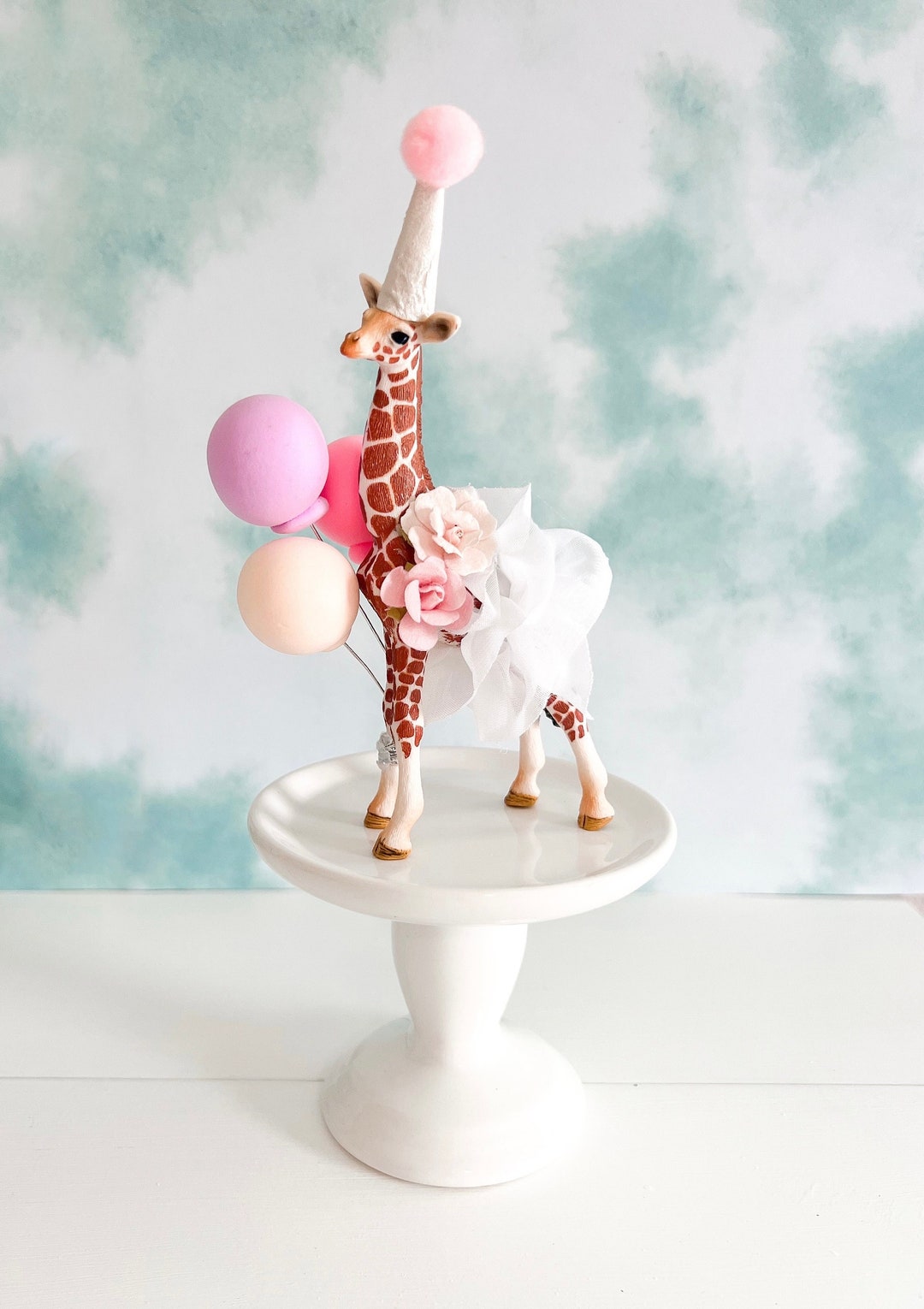 Safari Animal Cake Topper/giraffe Cake Topper/safari Party/two Wild ...
