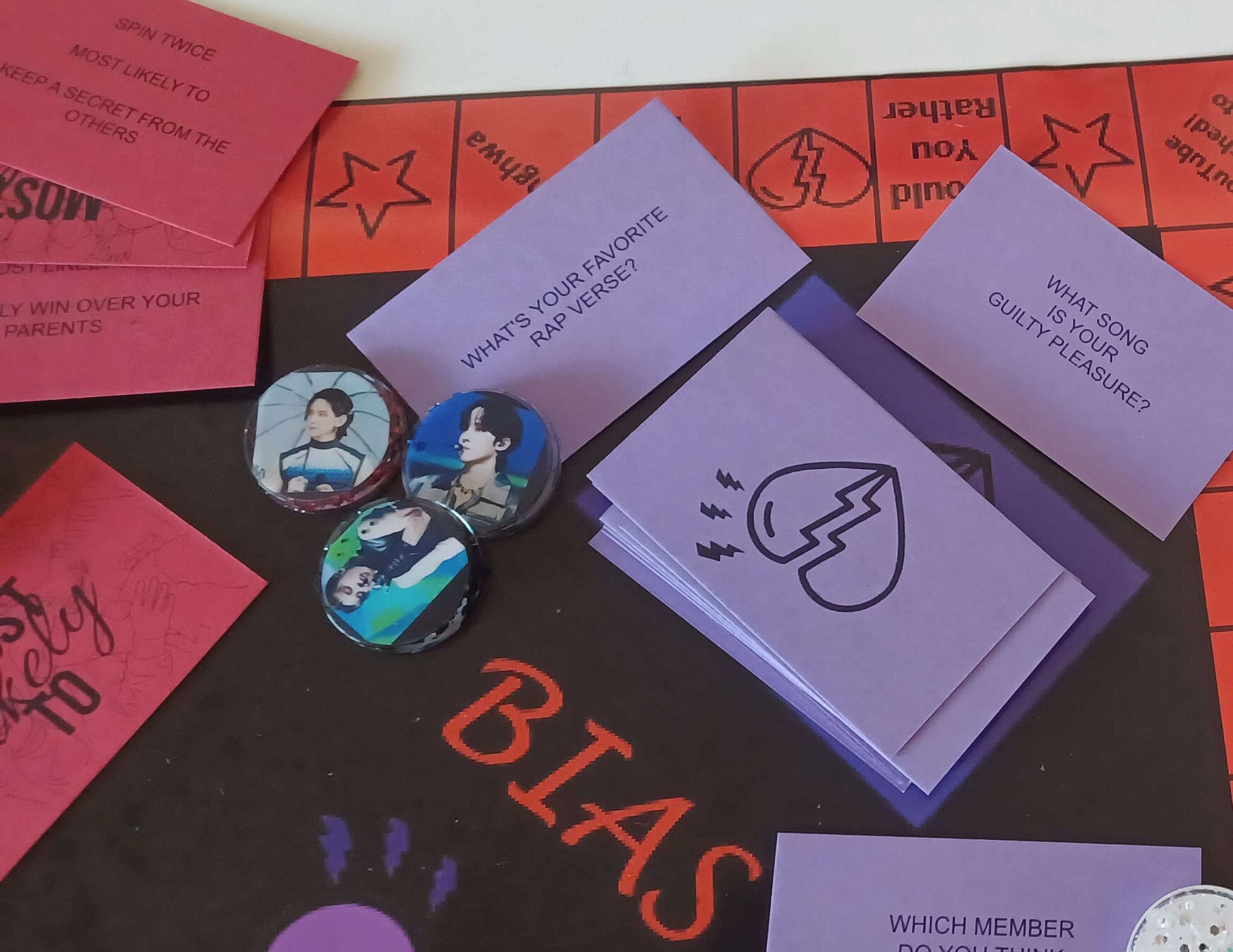 ATEEZ BIAS WRECKED Kpop Board Game - Etsy