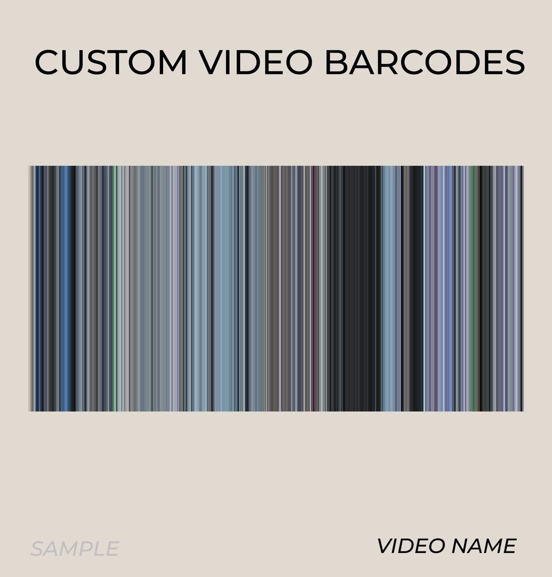 Custom Video Barcodes - Etsy