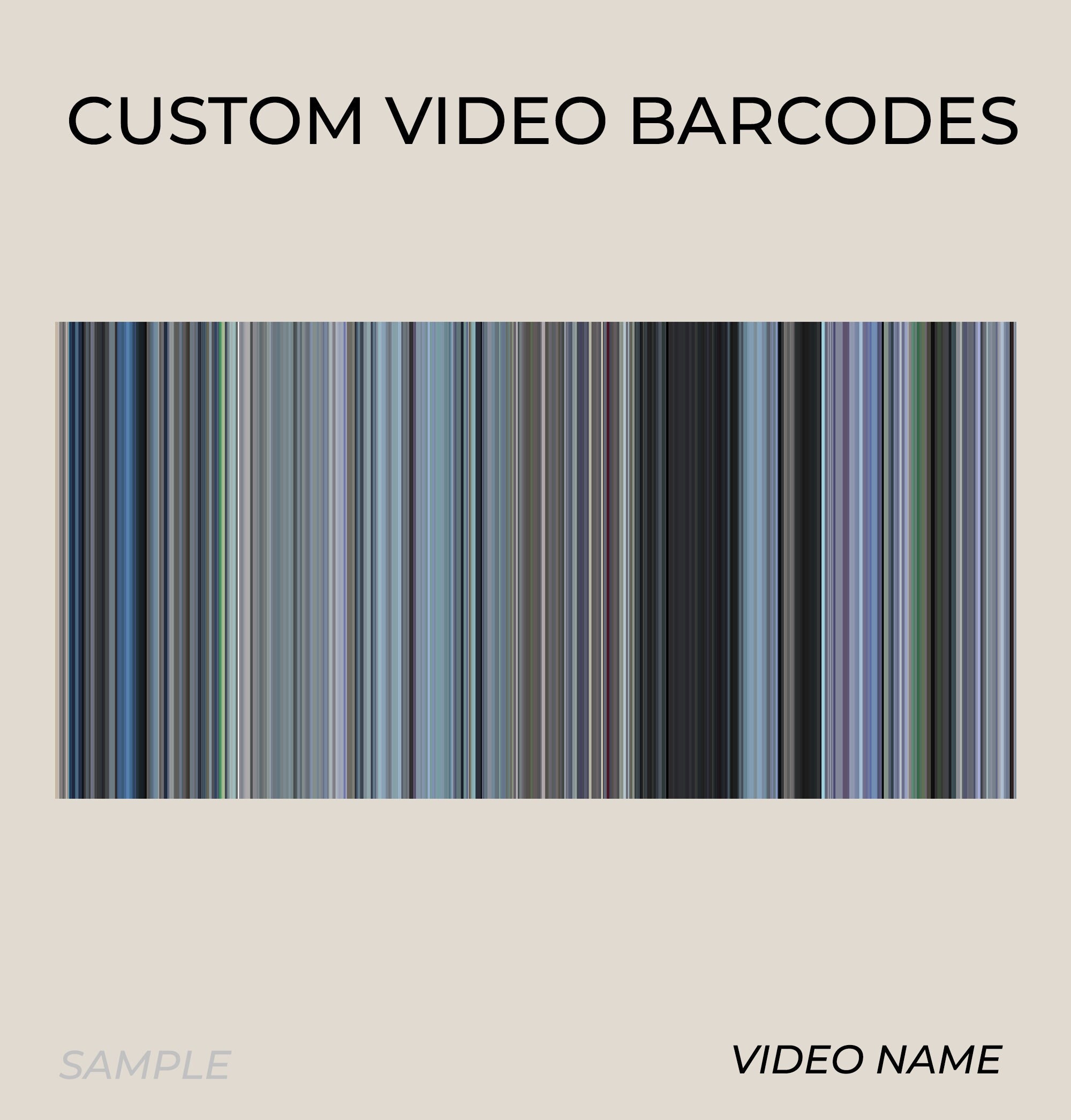 Custom Video Barcodes - Etsy