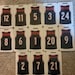 Sport Bag Tags Logo and Jersey - Etsy