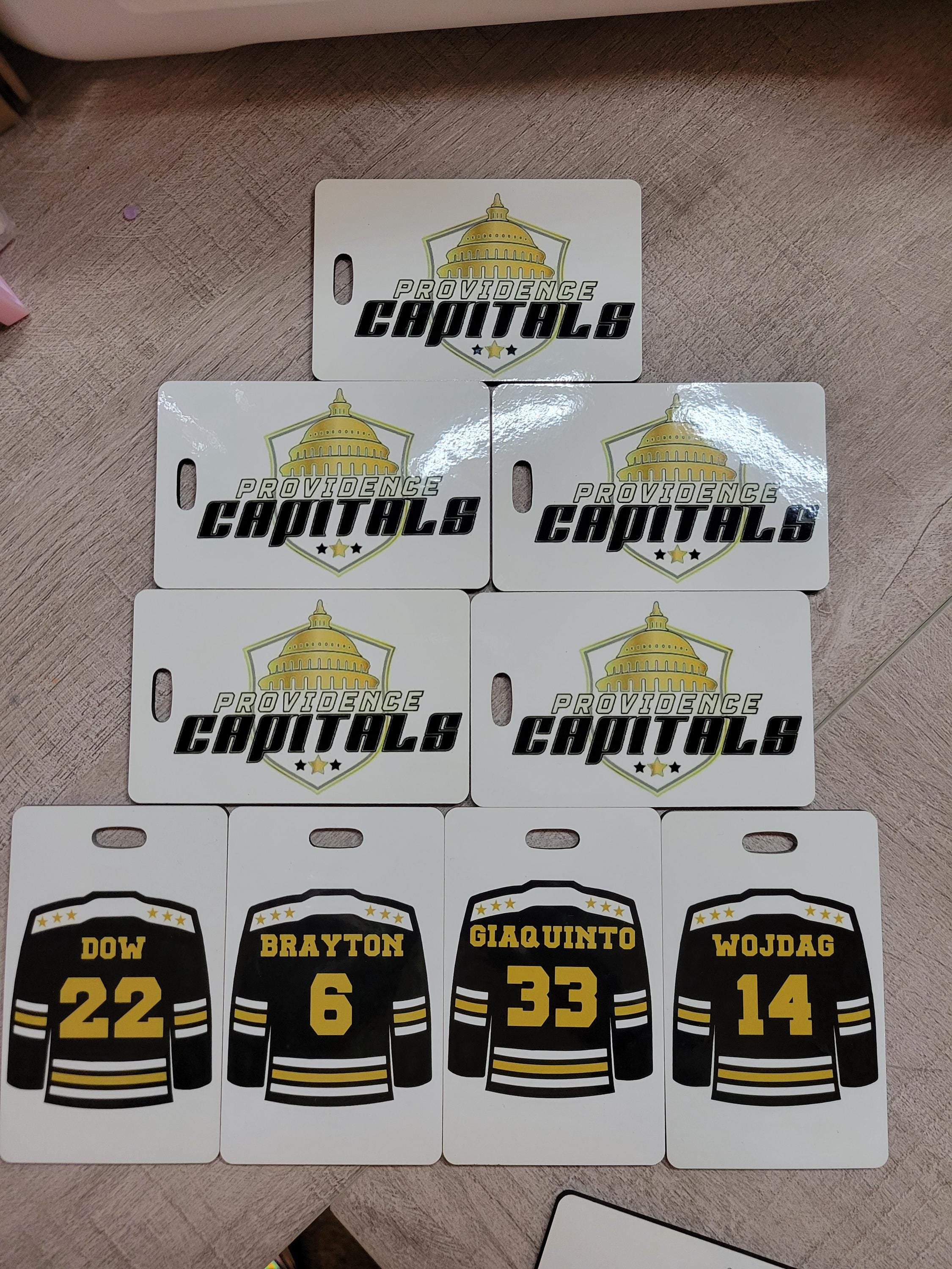 Sport Bag Tags Logo and Jersey - Etsy