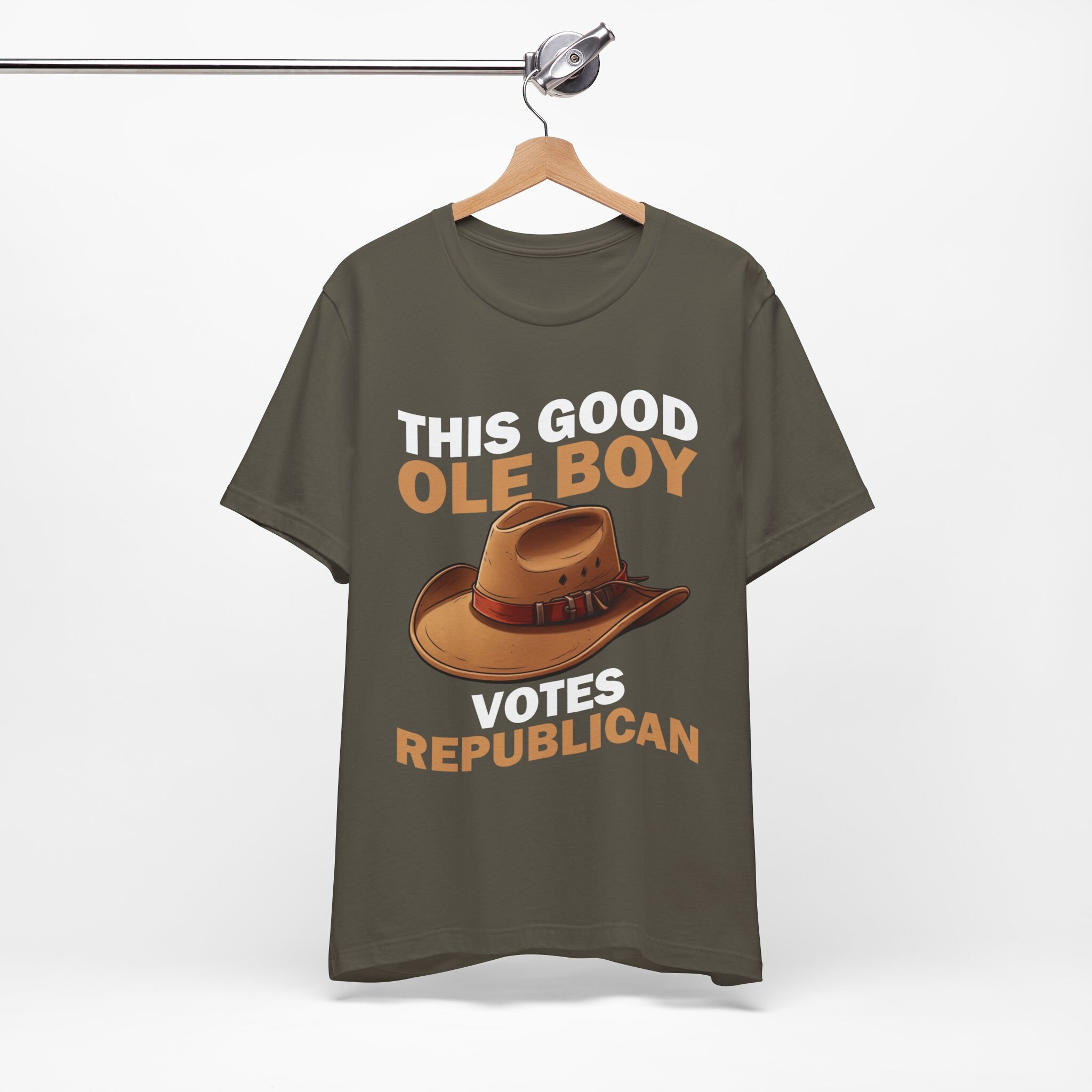 Cowboy Hat Republican Voter T-shirt, Cowboy Voter T-shirt, Country Boy ...