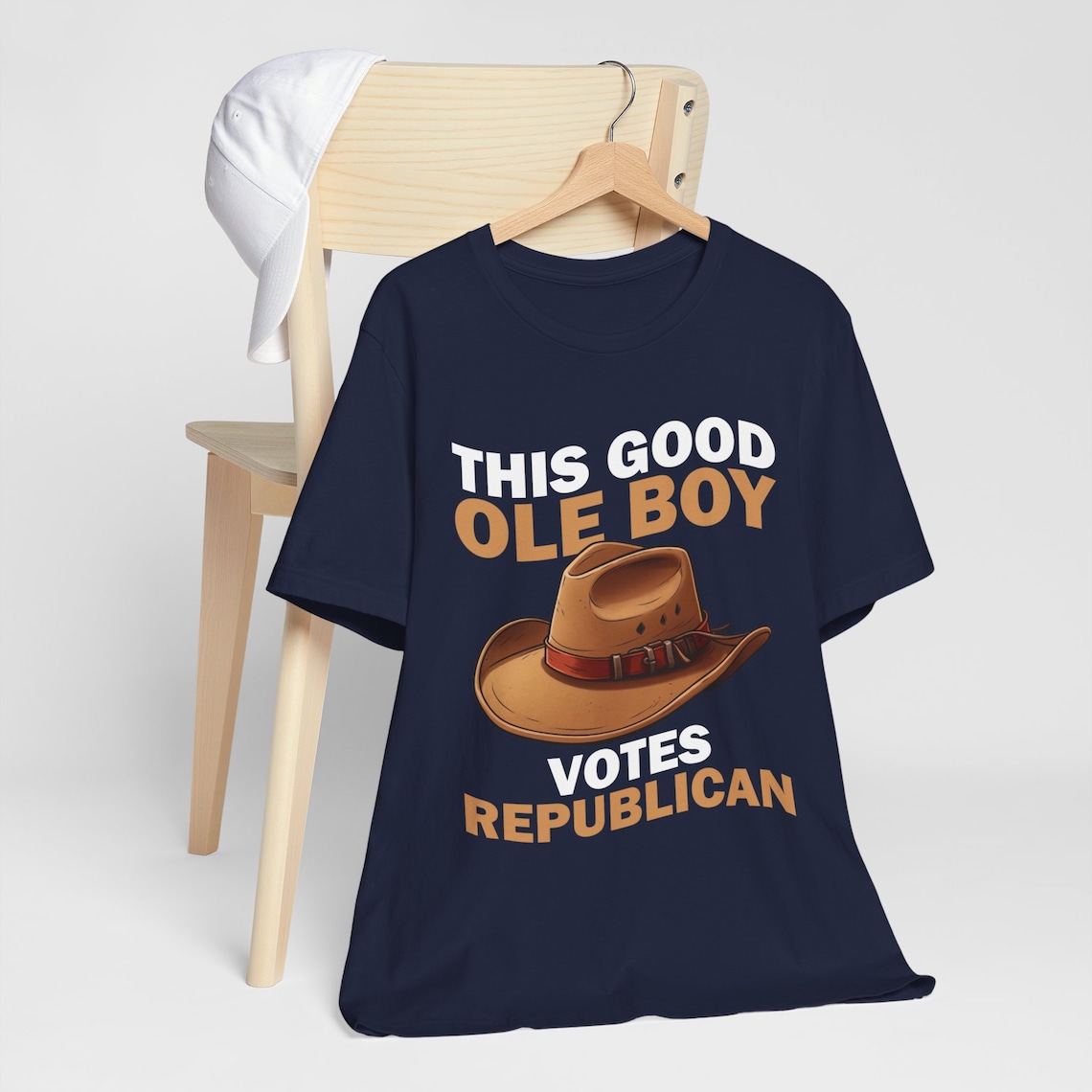 Cowboy Hat Republican Voter T-shirt, Cowboy Voter T-shirt, Country Boy ...