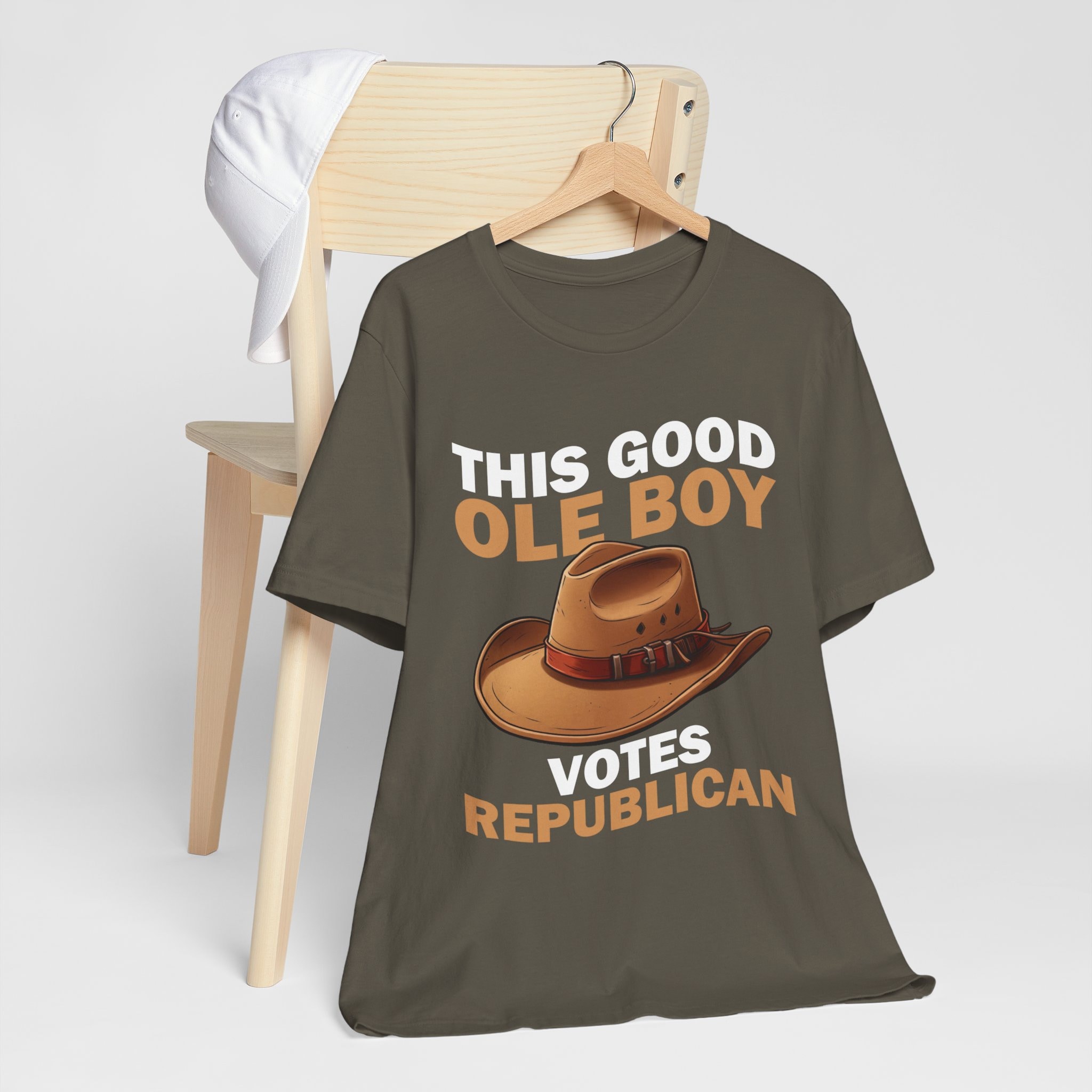 Cowboy Hat Republican Voter T-shirt, Cowboy Voter T-shirt, Country Boy ...