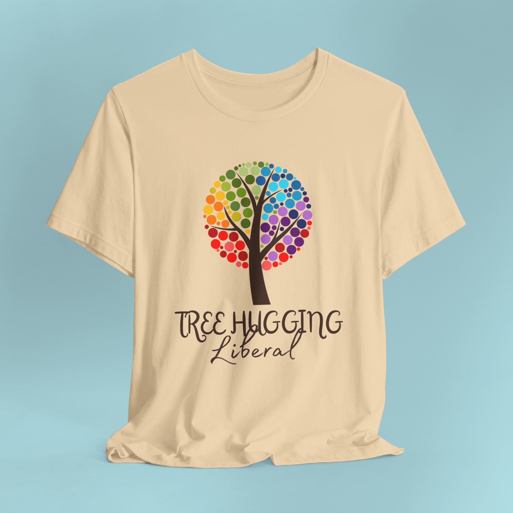 Women's Liberal T-shirt, Women's Tree Hugger T-shirt, Tree Hugging ...