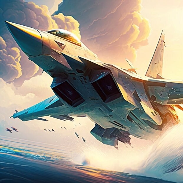 Fighter Jet Digital Print - Etsy