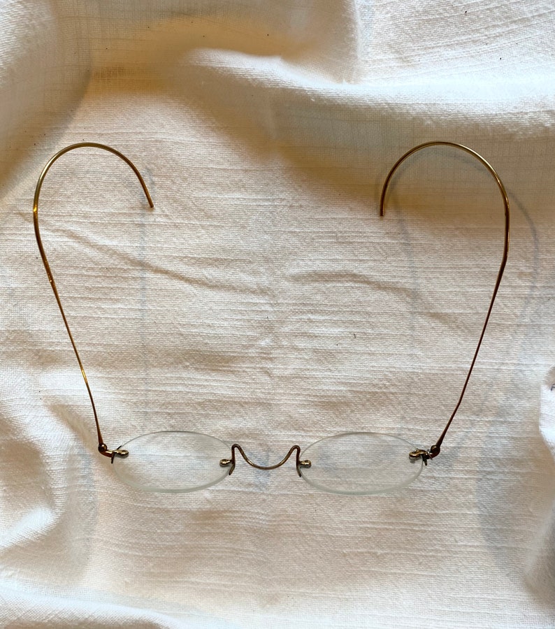 Vintage Gold Spectacles With Original Case - Etsy