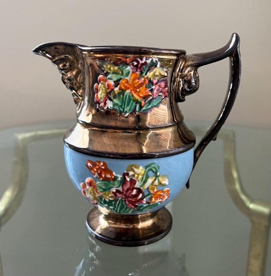 Lusterware Pitcher - Etsy