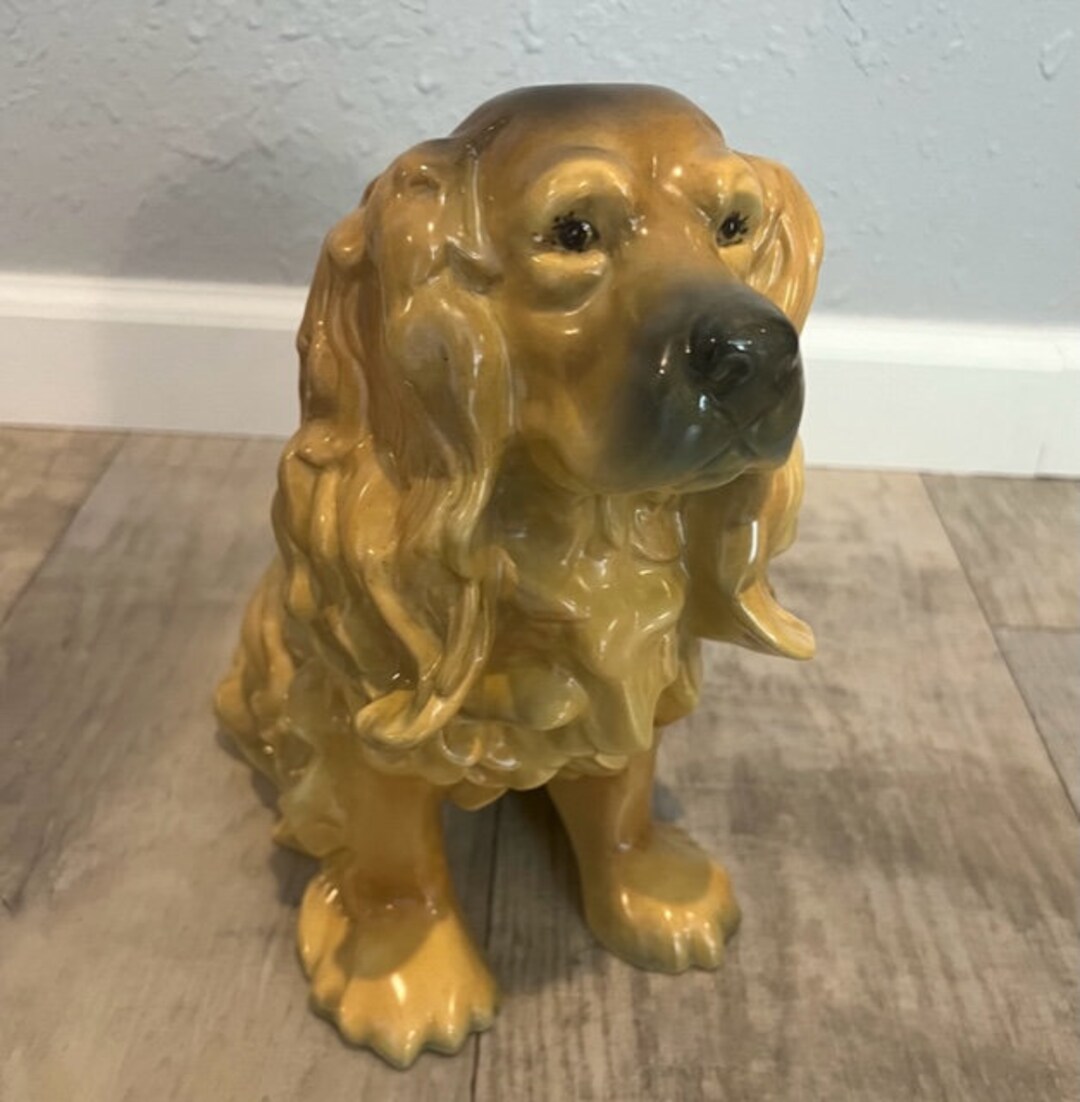 Ceramic Cocker Spaniel 11 Inches Tall - Etsy