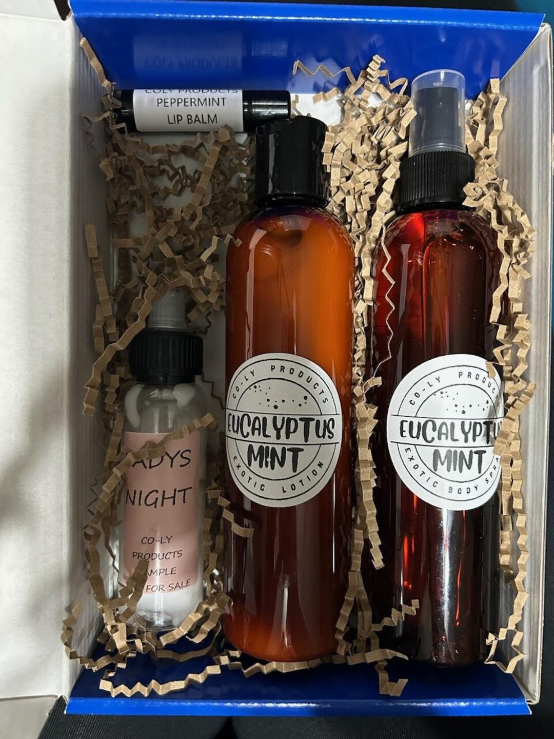 Eucalyptus Mint Lotion and Body Spray Gift Box Set - Etsy